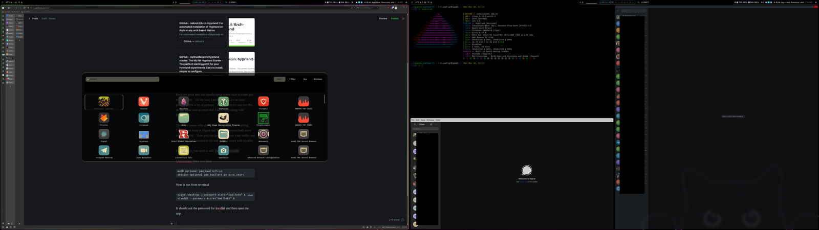 Hyprland & Arch Linux